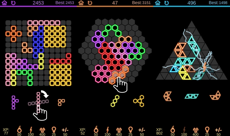 Featured Game: Neon Poly | Corona Labs