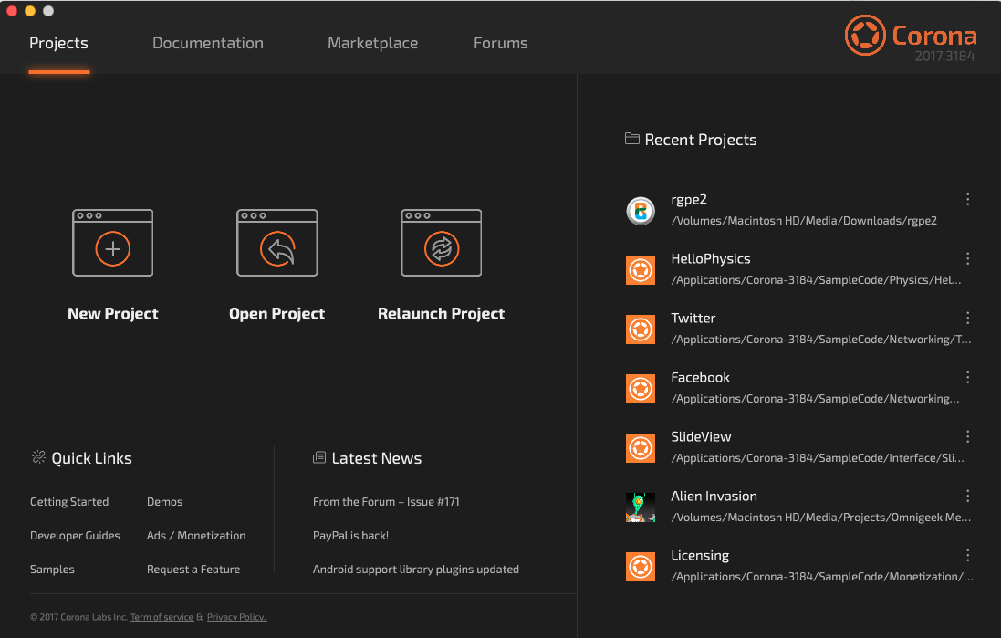 New Corona public release is available | Corona Labs